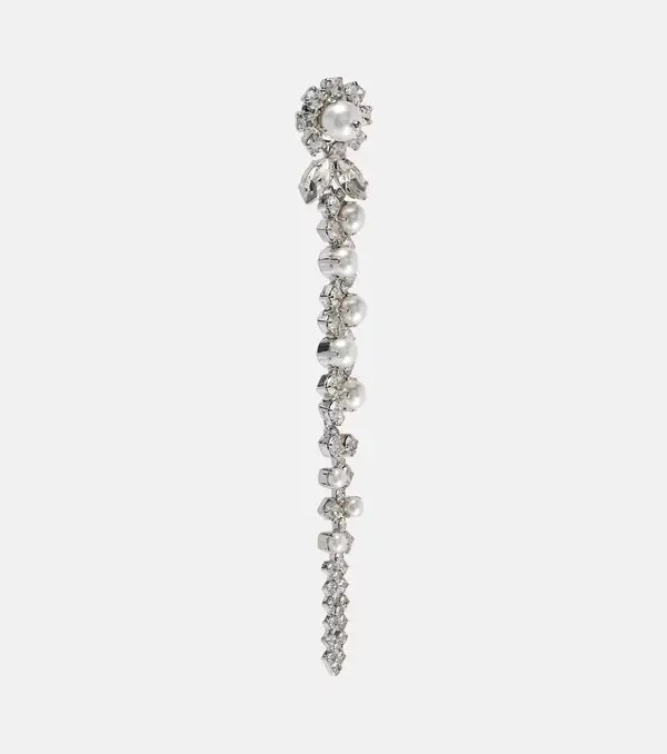 Simone Rocha Embellished Faux Pearl Drop Earrings