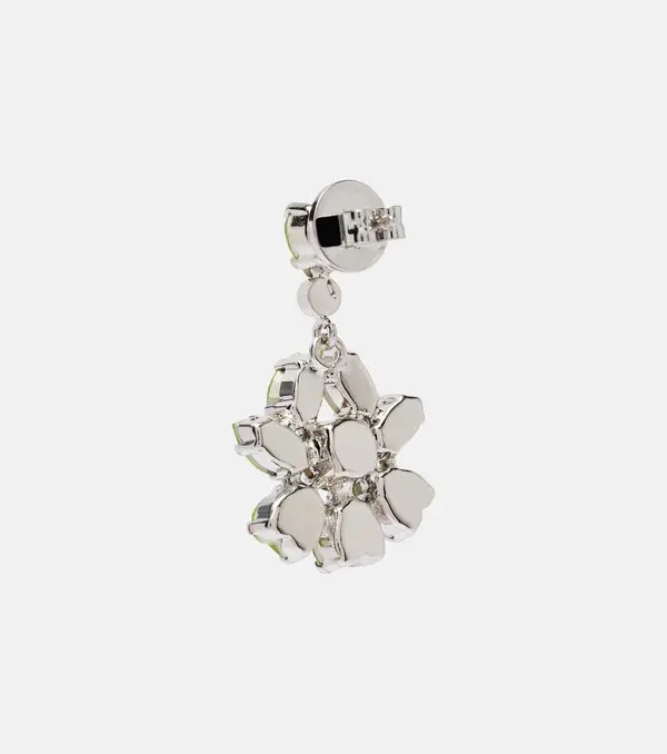 Simone Rocha Heartbloom Embellished Drop Earrings