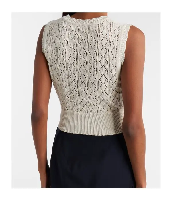 VIVIENNE WESTWOOD Cropped Cotton Vest
