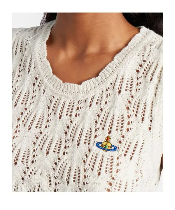 VIVIENNE WESTWOOD Cropped Cotton Vest