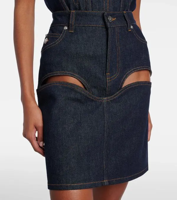 JEAN PAUL GAULTIER Denim Mini Skirt