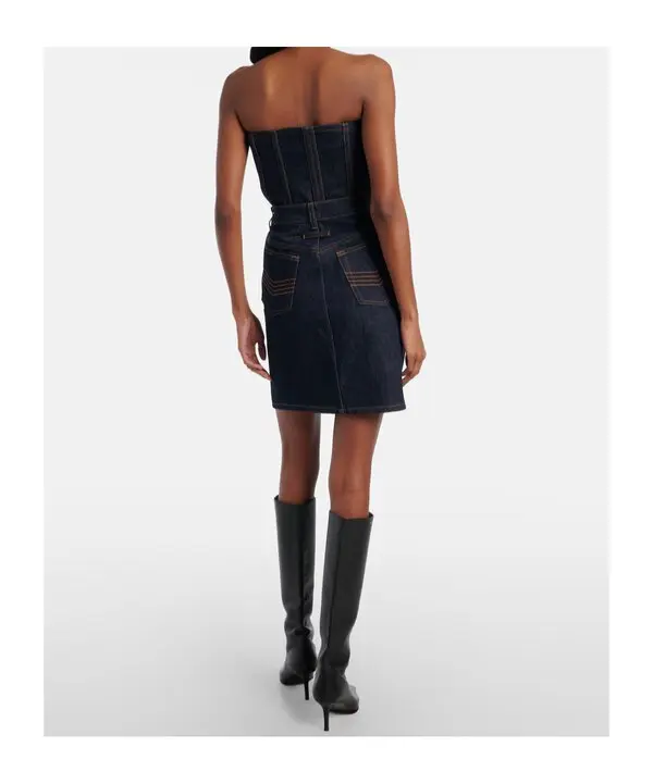JEAN PAUL GAULTIER Denim Mini Skirt