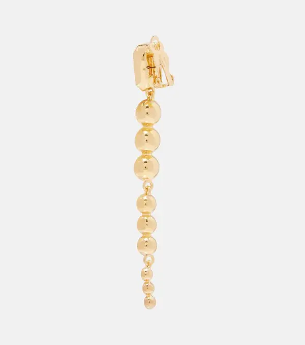 Oscar De La Renta Crystal-embellished Clip-on Earrings