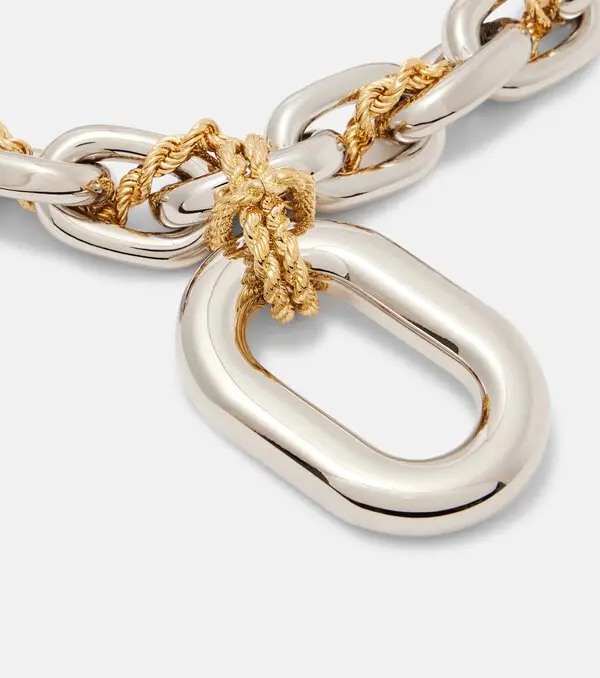 Rabanne Logo Detail Necklace
