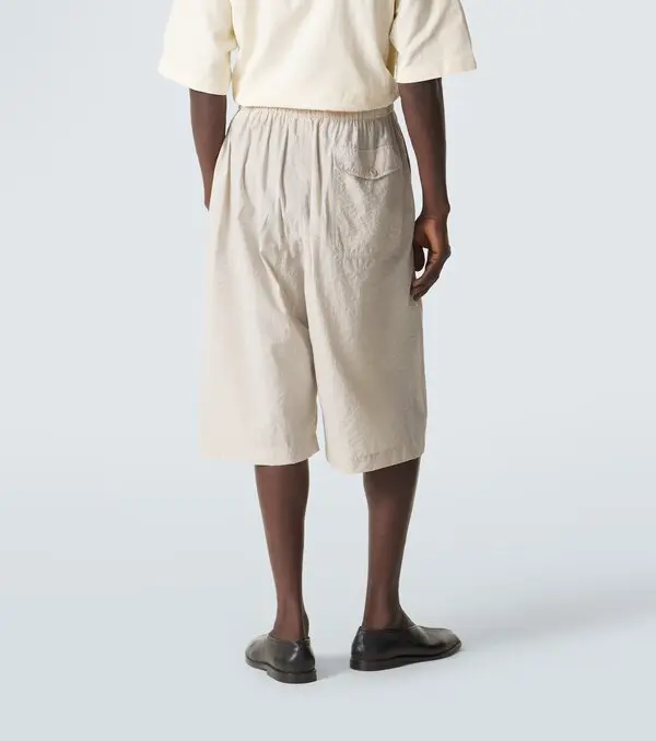 LEMAIRE Cotton-blend Bermuda Shorts