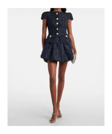 SELF-PORTRAIT Boucle Minidress