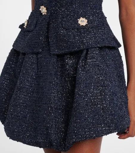 SELF-PORTRAIT Boucle Minidress