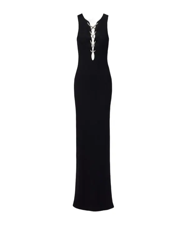 Givenchy Embellished Cutout Jersey Gown