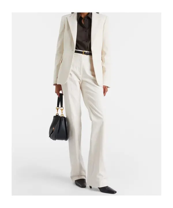 NILI LOTAN Corette High-waisted Casual Pants