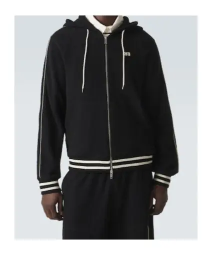 WALES BONNER Prince Cotton-blend Terry Hoodie