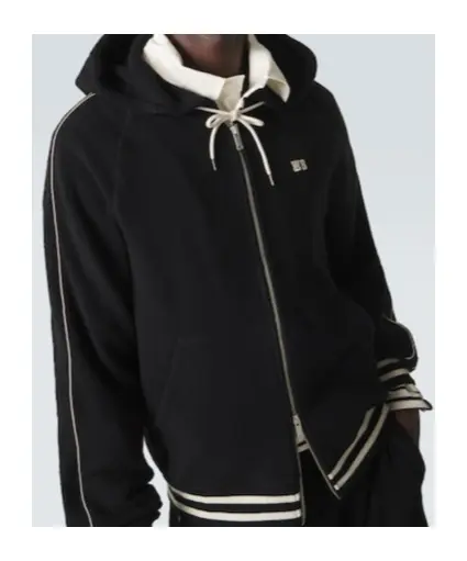 WALES BONNER Prince Cotton-blend Terry Hoodie