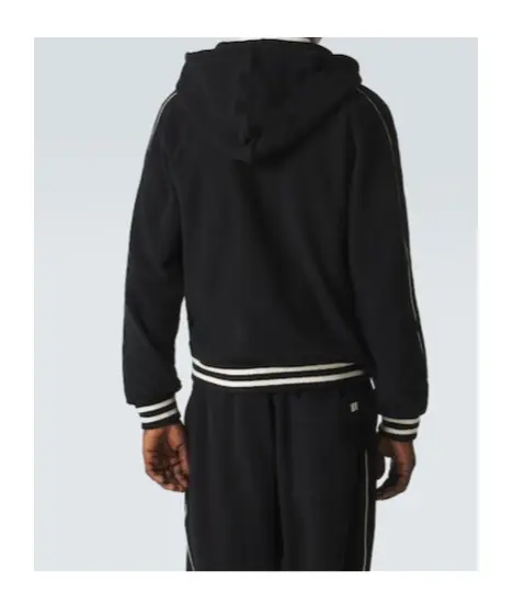 WALES BONNER Prince Cotton-blend Terry Hoodie
