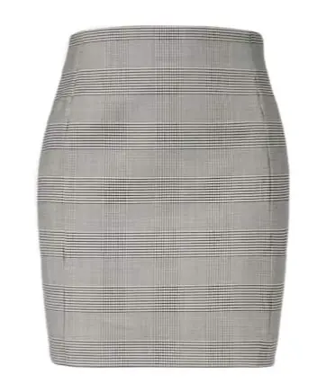Balmain Houndstooth Wool-blend Miniskirt