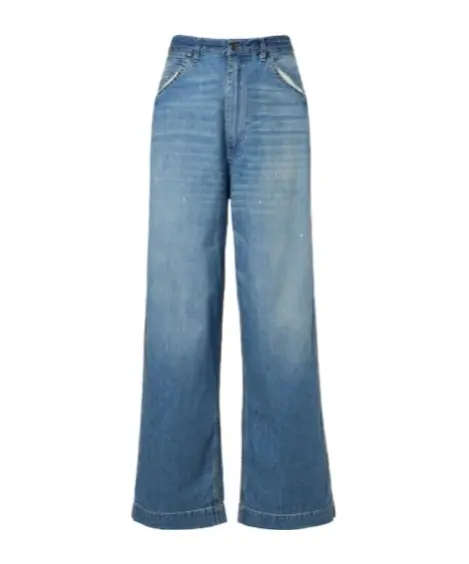 MAISON MARGIELA Distressed Wide-leg Jeans