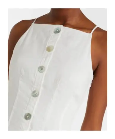 Veronica Beard Georges Linen Midi Dress