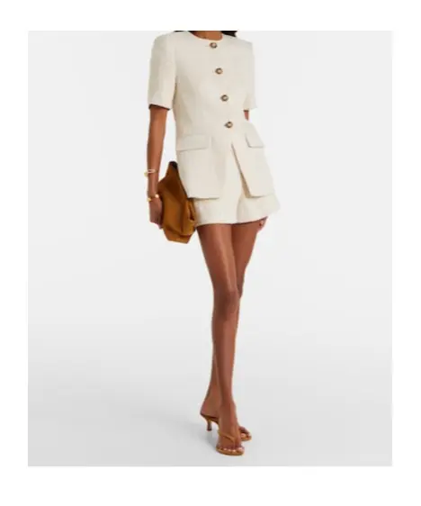 Veronica Beard Jazmin Cotton-blend Tweed Shorts