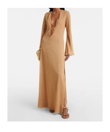 Oseree Lame Maxi Dress