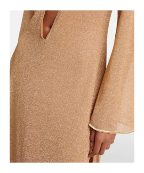 Oseree Lame Maxi Dress