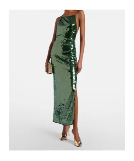 Oseree Marylin Sequined Maxi Dress