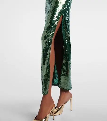 Oseree Marylin Sequined Maxi Dress