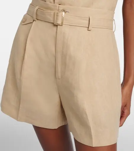 Ralph Lauren Belted Linen Shorts
