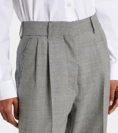 BLAZÉ MILANO Fox Houndstooth Straight Pants