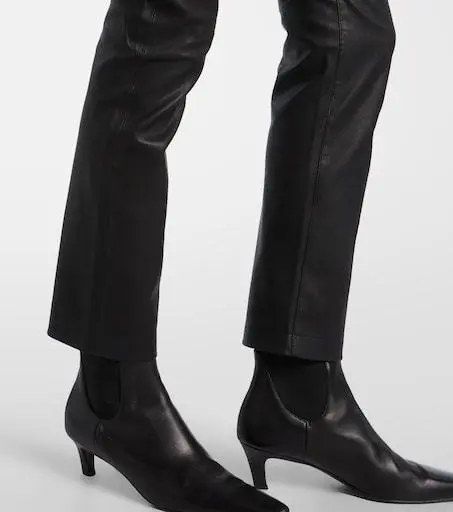 Ag Mari Leather Skinny Pants