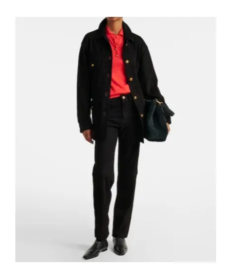 BLAZÉ MILANO Viva Paso Suede Straight-leg Trousers