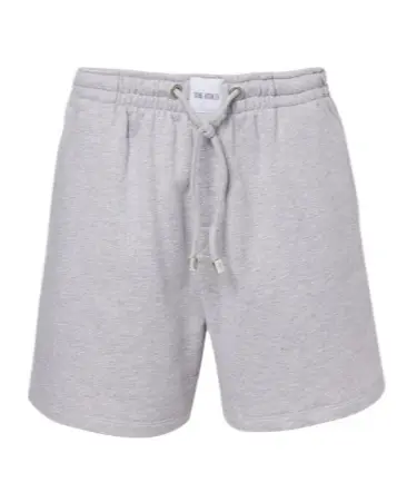 Attico Cotton Shorts - Gray