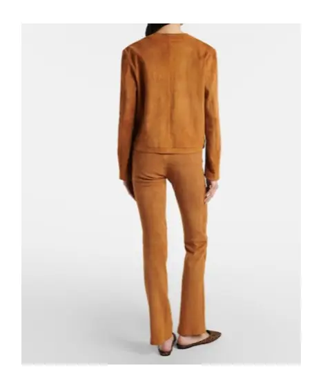 Stouls Jp Long Suede Flared Pants