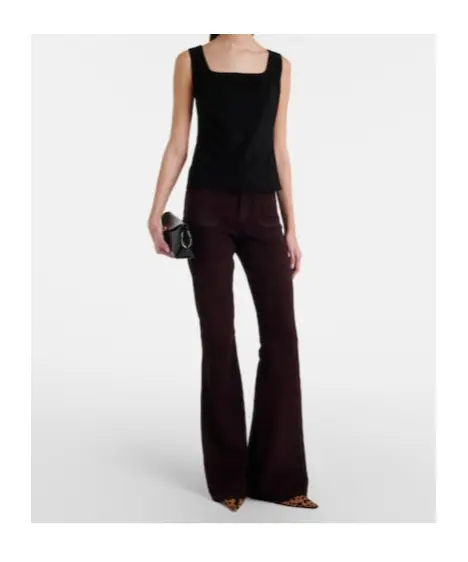 Stouls Laurent Suede Flared Pants