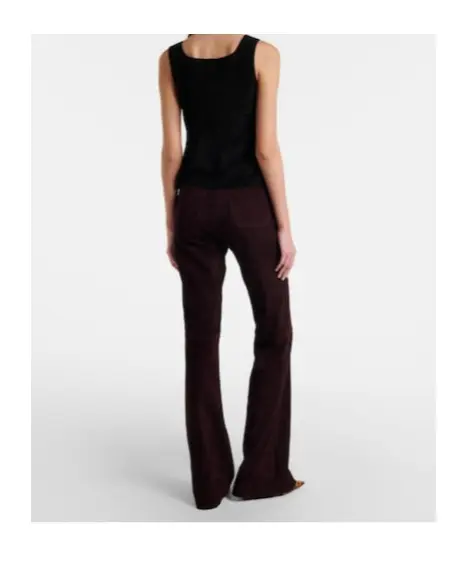 Stouls Laurent Suede Flared Pants