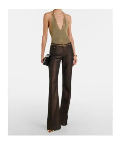 Roberto Cavalli Embellished Flared Jeans