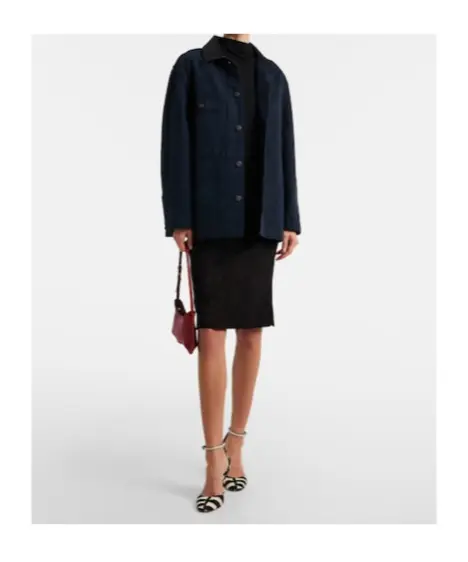Stouls Gin Suede Midi Skirt