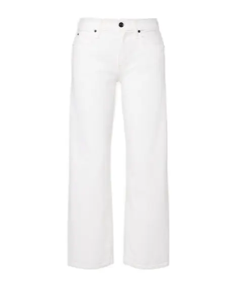 SLVRLAKE Jamie Cropped Barrel-leg Jeans