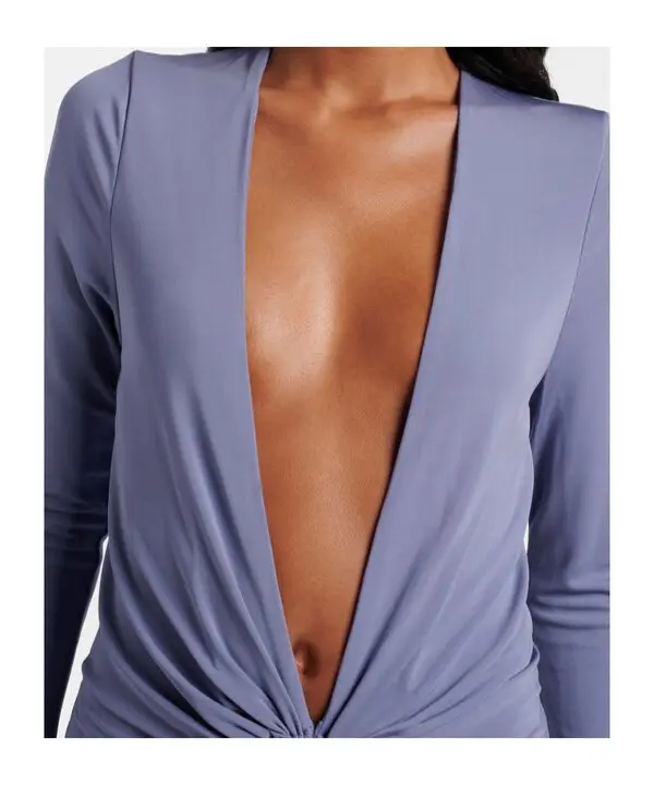 Christopher Esber Quartz-trimmed Draped Gown