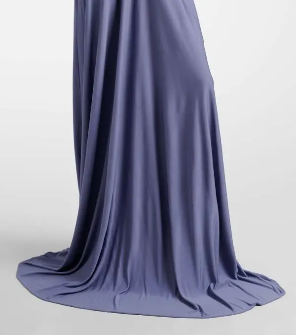 Christopher Esber Quartz-trimmed Draped Gown