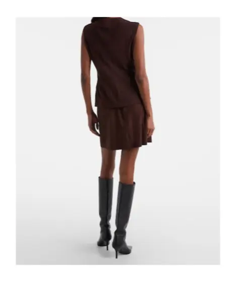Stouls Lucie 22 Suede Miniskirt