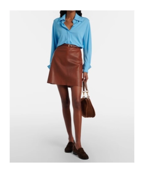 Stouls Lucie 22 Leather Miniskirt