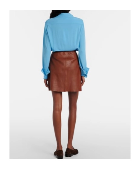 Stouls Lucie 22 Leather Miniskirt