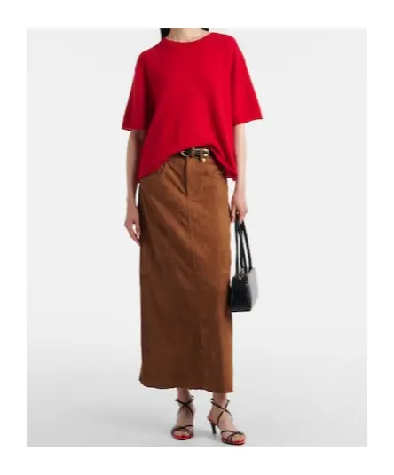 Proenza Schouler White Label Nayah Suede Midi Skirt