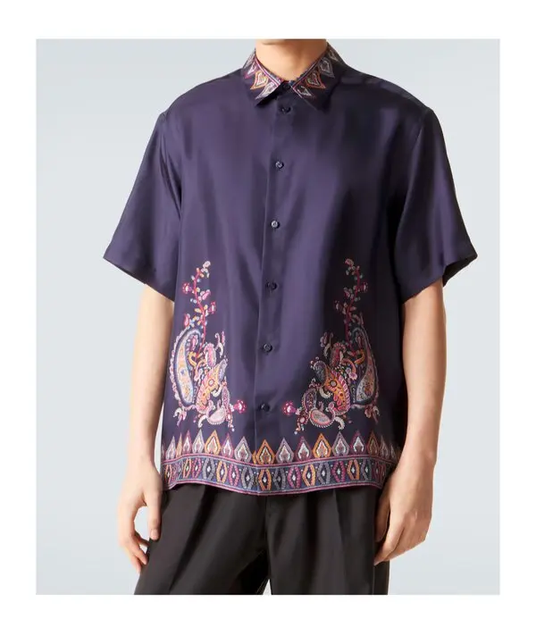 Etro Paisley Silk Shirt