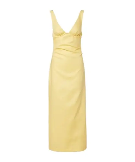 SIR. Linen Midi Dress