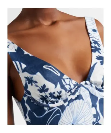 SIR. Paradiso Floral Linen Maxi Dress
