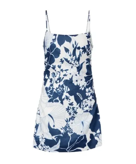 SIR. Paradiso Floral Linen Minidress