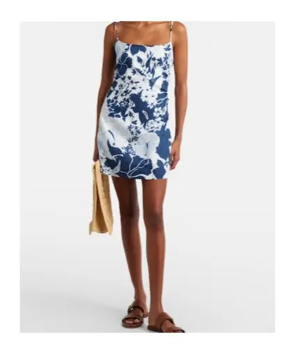 SIR. Paradiso Floral Linen Minidress