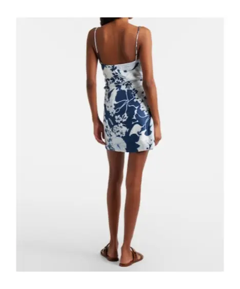 SIR. Paradiso Floral Linen Minidress
