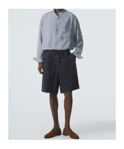Giorgio Armani Linen Canvas Bermuda Shorts