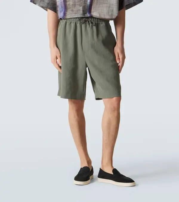 Giorgio Armani Linen Bermuda Shorts