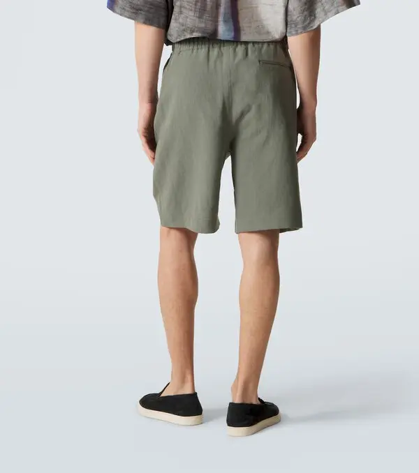 Giorgio Armani Linen Bermuda Shorts